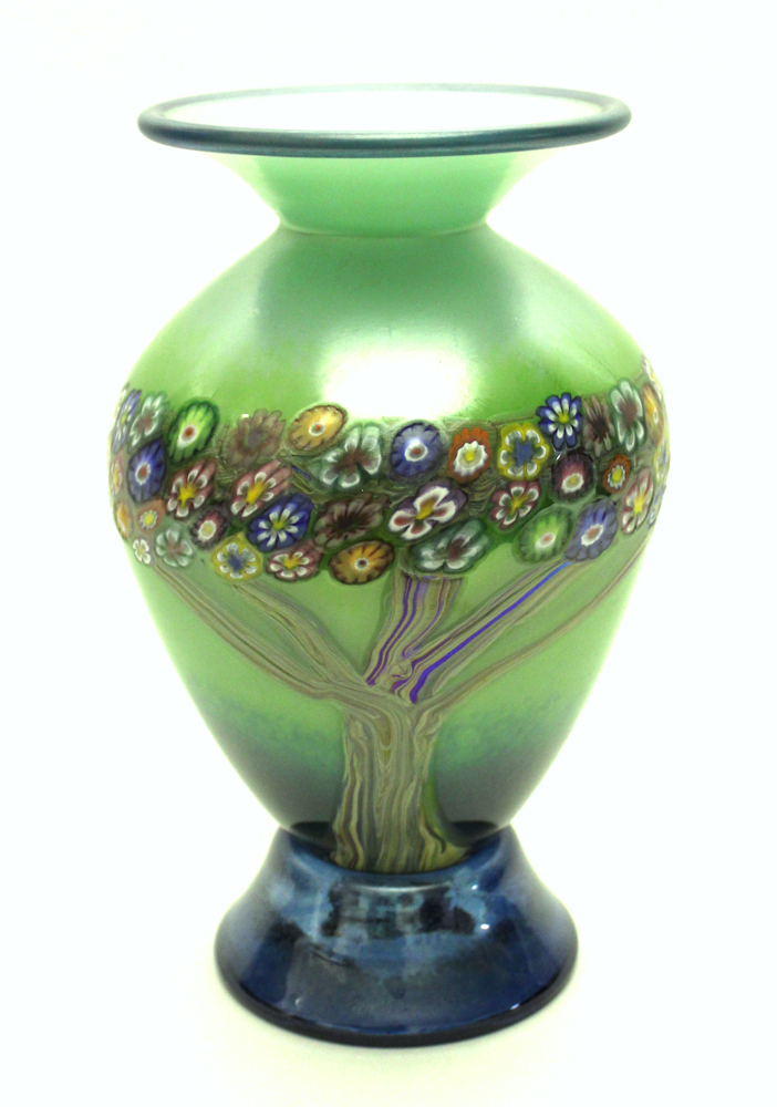 V#3 - Green Footed Vines Vase
